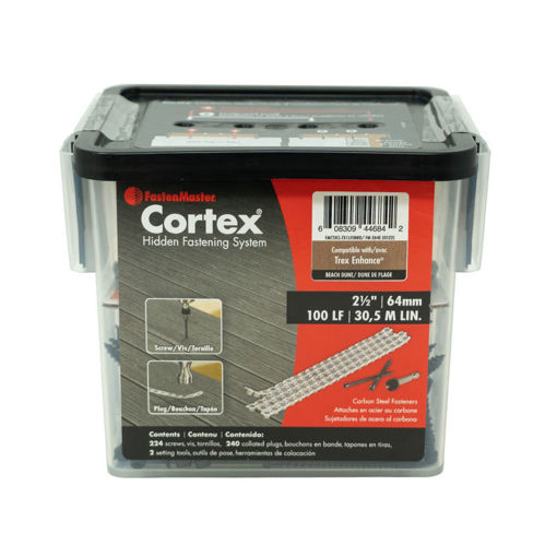 . Trex Cortex Deck Fastener- 100 Lin. Ft (screws & plugs)