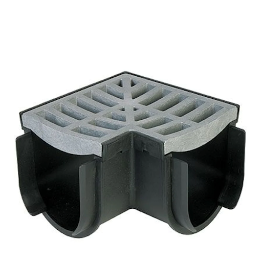 Arnts | RELN STORM DRAIN CORNER COMPLETE WITH GREY GRATE